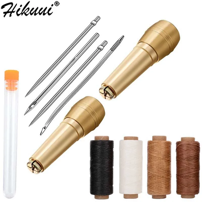 Leather-Needle-Equipment-With-30M-Flat-Wax-Thread-Awl-For-Shoemaker ...