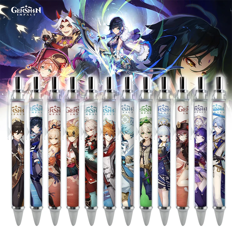 Genshin Impact Gel Pens Yelan Keadehara Kazuha Kamisato Ayaka Hu Tao ...