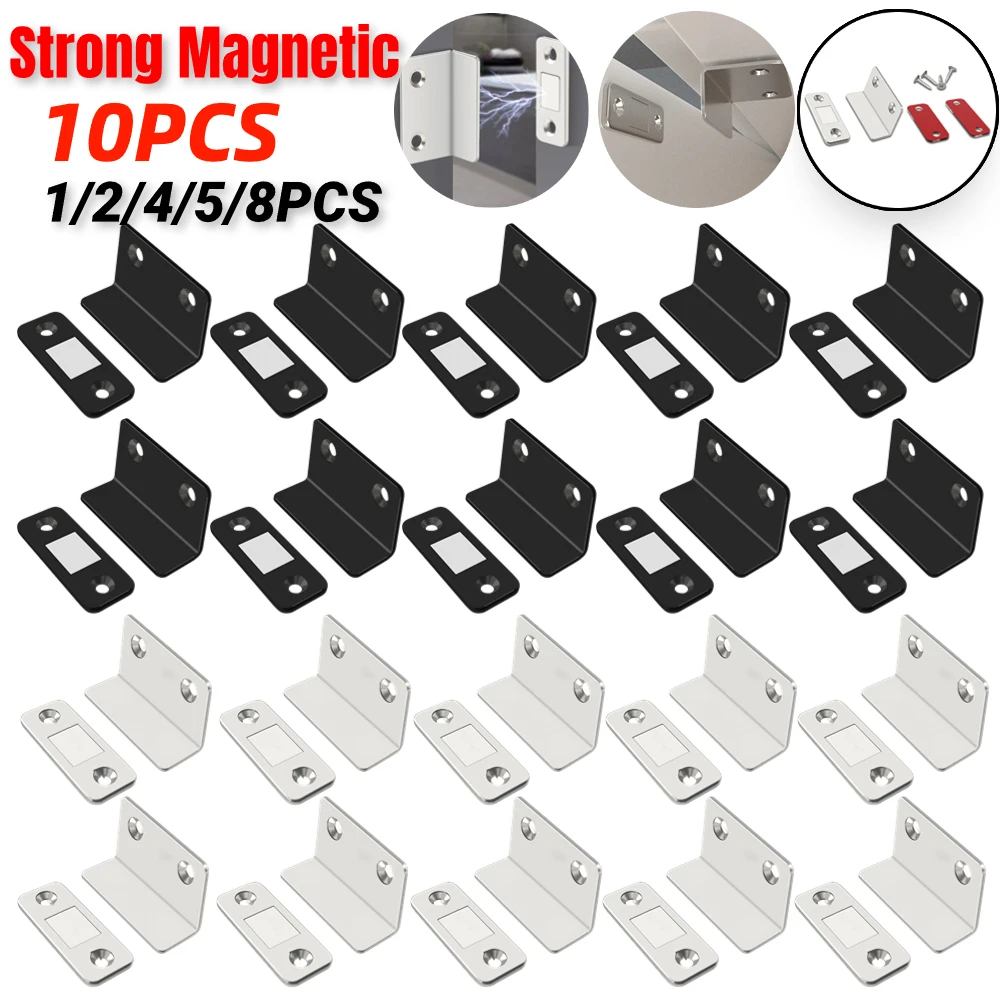 10-1PC-Magnetic-Cabinet-Catches-Magnet-Door-Stops-Ultra-Thin-Invisible ...