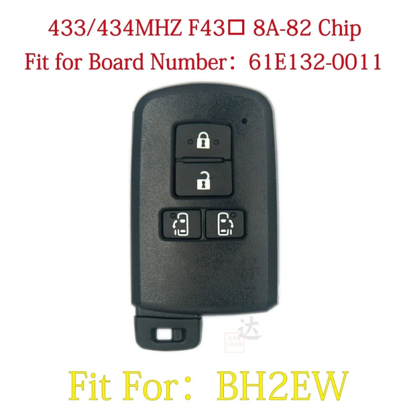 BaoJiangDd car key Fit For Toyota ALPHARD VELLFIRE SIENTA NOAH 89904 ...