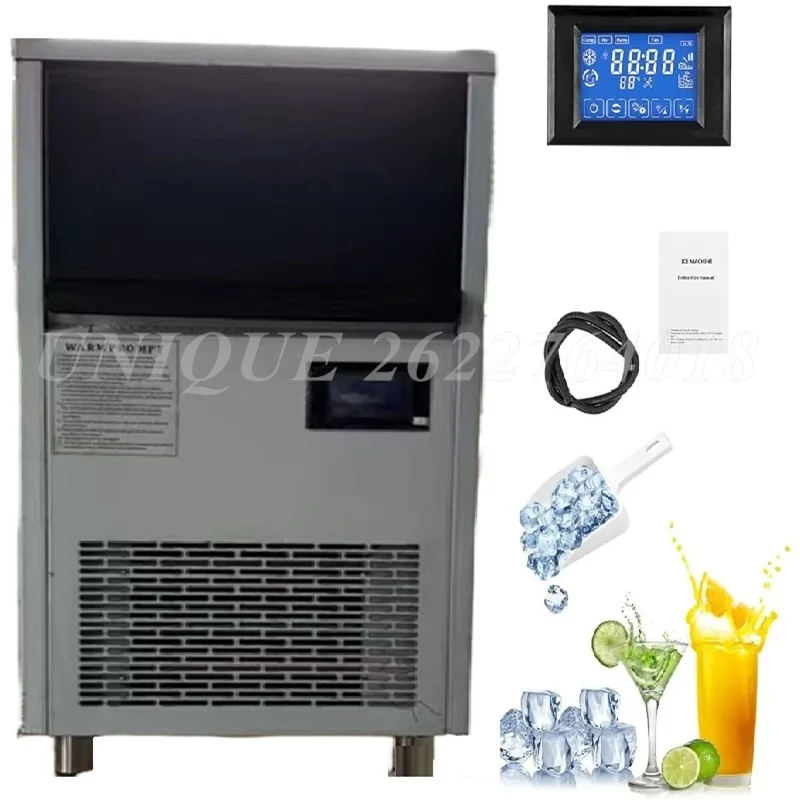 Automatic-Commercial-Ice-Maker-198lBS-24h-Ice-Maker-Machine-55-Ice ...