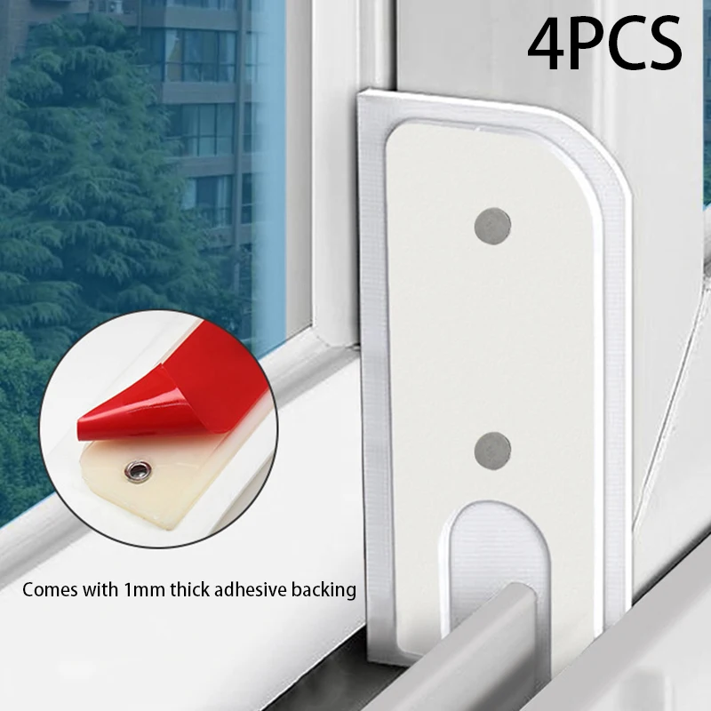 4Pcs-set-Plastic-Steel-Aluminum-Alloy-Windproof-Block-Sliding-Door ...