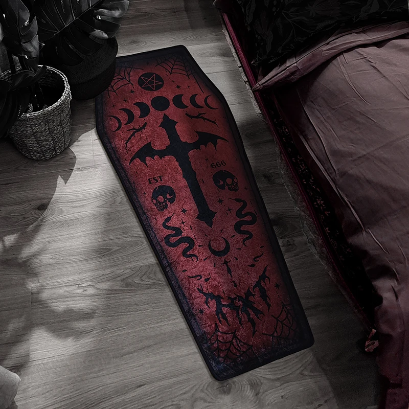 Bloody Mary carpet dark Gothic coffin floor mat five star vampire witch ...