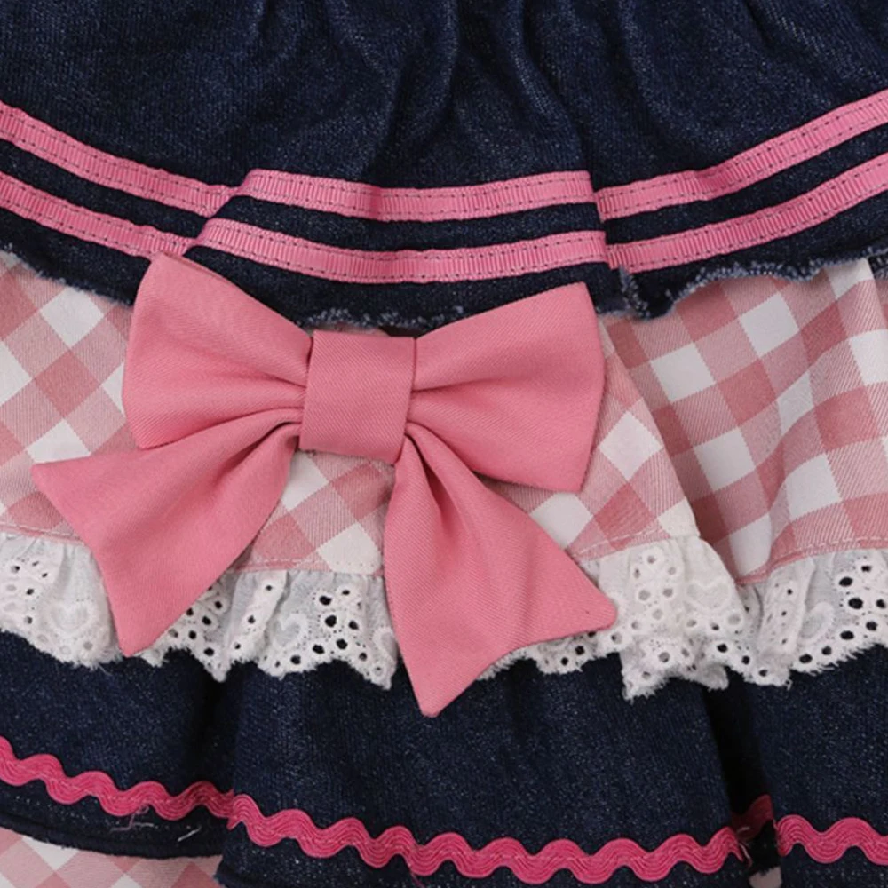 Preppy Style Lolita Kawaii Skirts Japanese Sweet Mini Women Harajuku ...