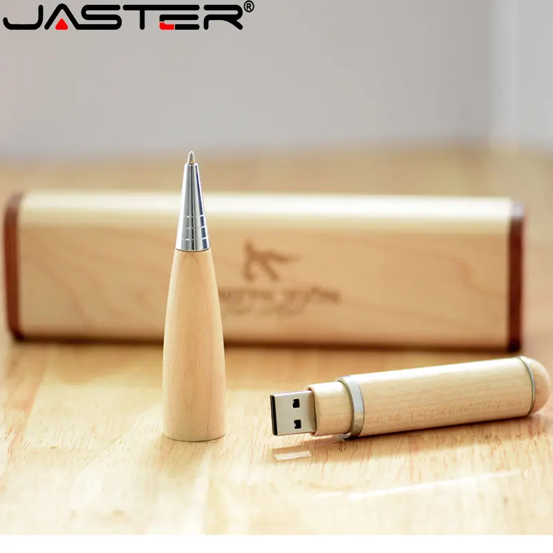 JASTER-Maple-USB-Flash-Drives-Maple-Caneta-Esferogr-fica-Caixa-de ...