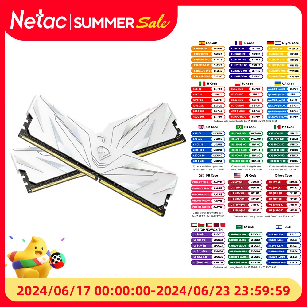 Netac-RAM-DDR4-Memory-16GB-32GB-Dual-Channel-3600MHz-3200MHz-Original ...