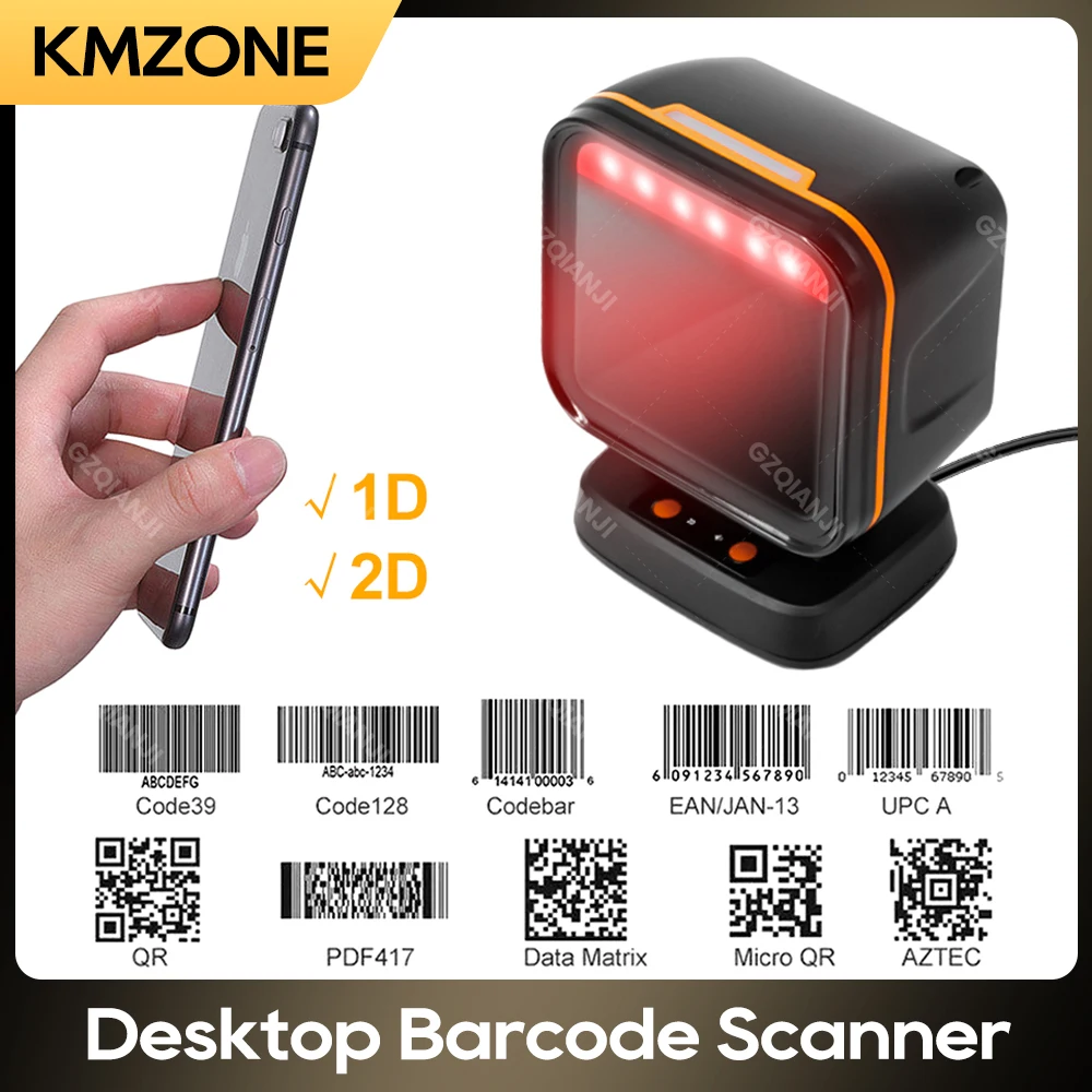 Desktop-1D-2D-Barcode-Scanner-Supermarket-Cash-Register-Commodity ...
