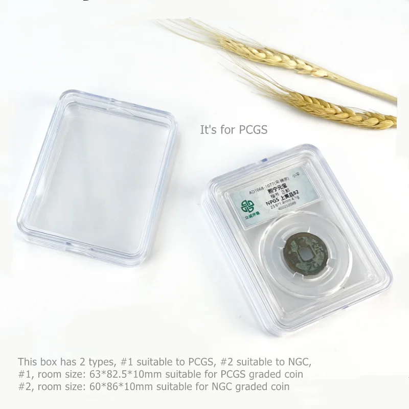 10-pcs-coin-slab-storage-box-graded-coin-box-PS-storage-box-for-single ...