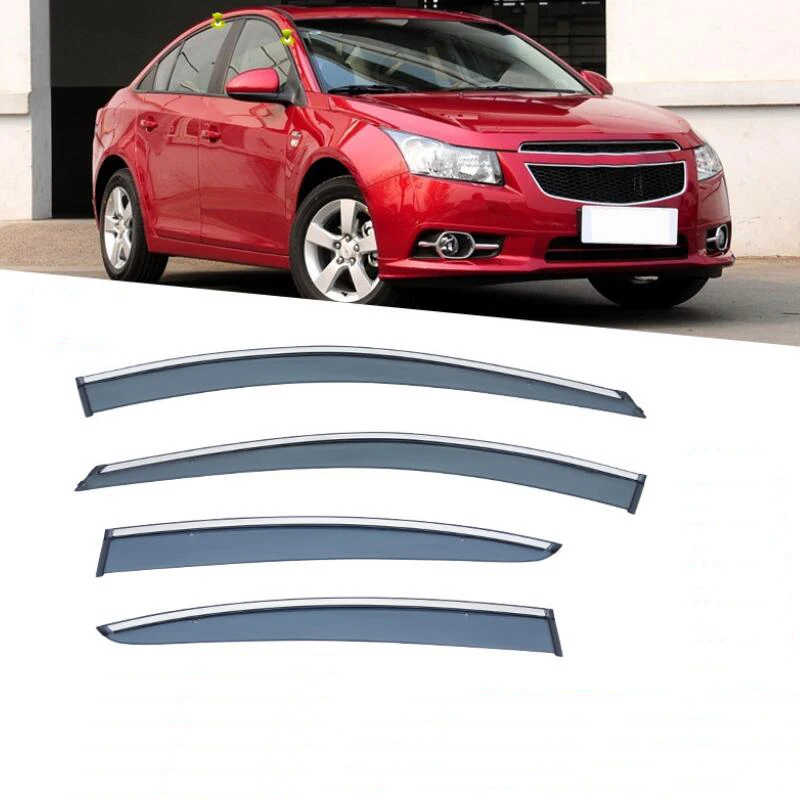Window Visor Rain Guard Side Window Deflector Weather Shield For ...