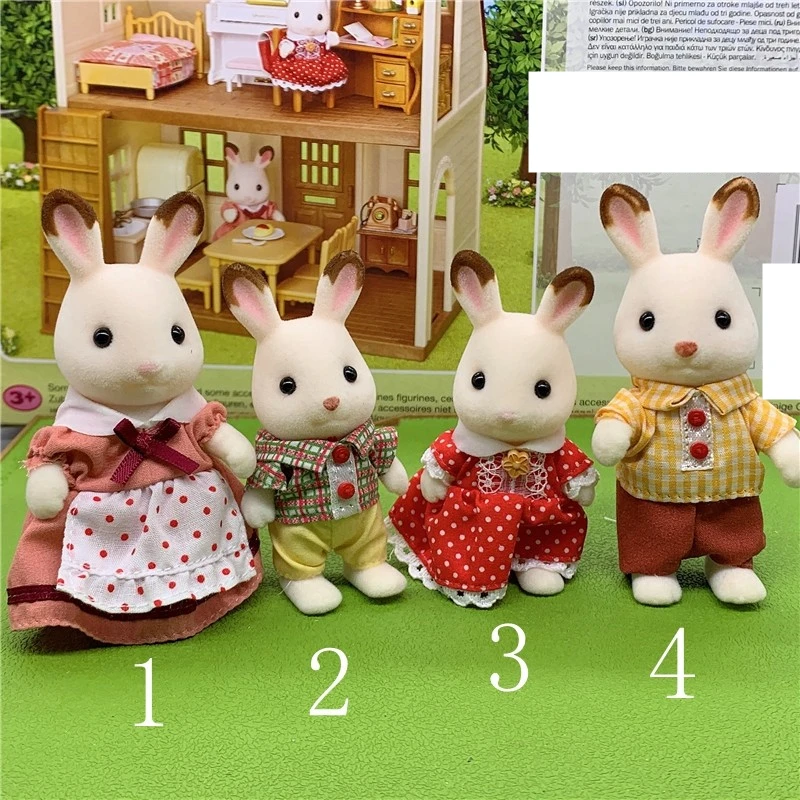 Sylvanian-FamiliesGeniune-Forest-Animal-Baby-Toys-Rabbit-Family-Dolls ...