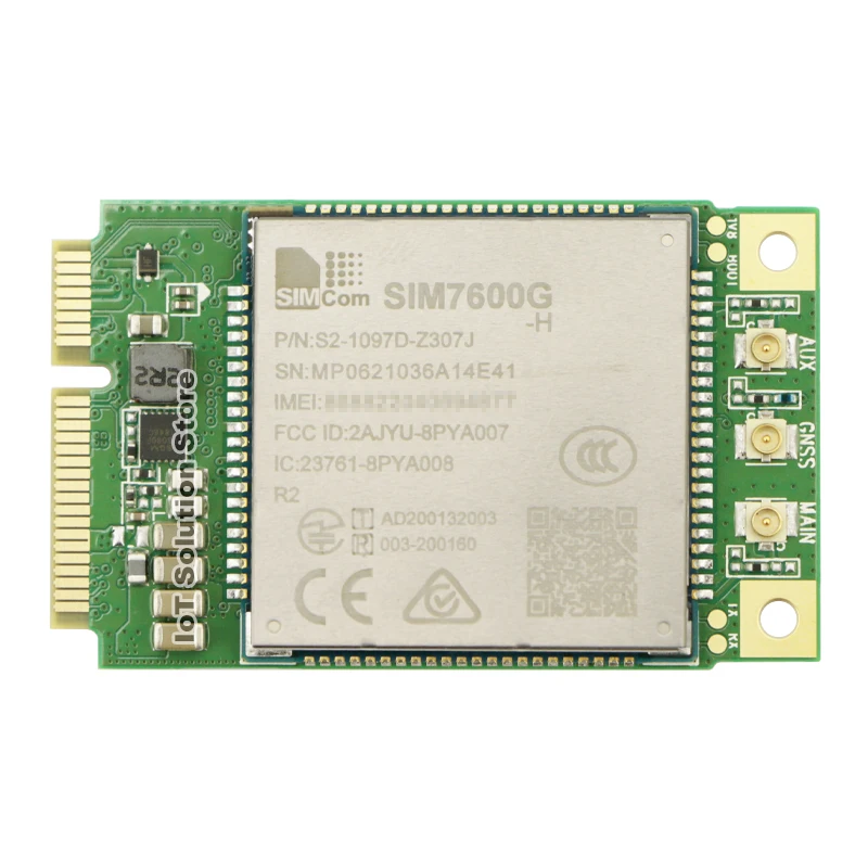 SIMCom SIM7600G-H MiniPCIe Global Region/Operator 150Mbps/50Mbps Cat.4 ...