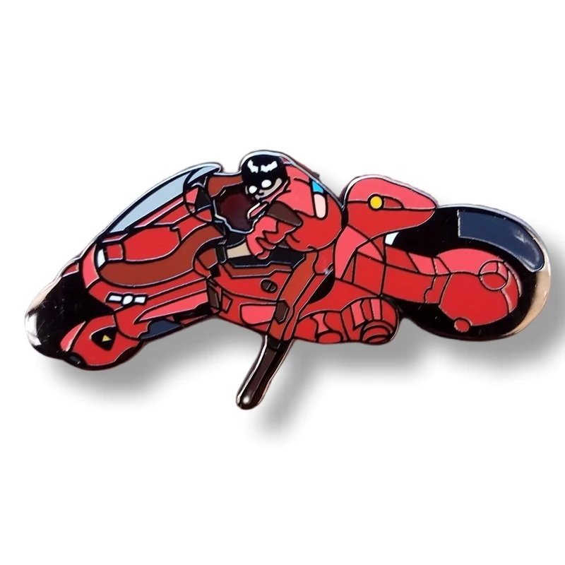 Akira-Bike-Slide-Kaneda-Esmalte-Pin-Broche-emblemas-de-metal-lapela ...