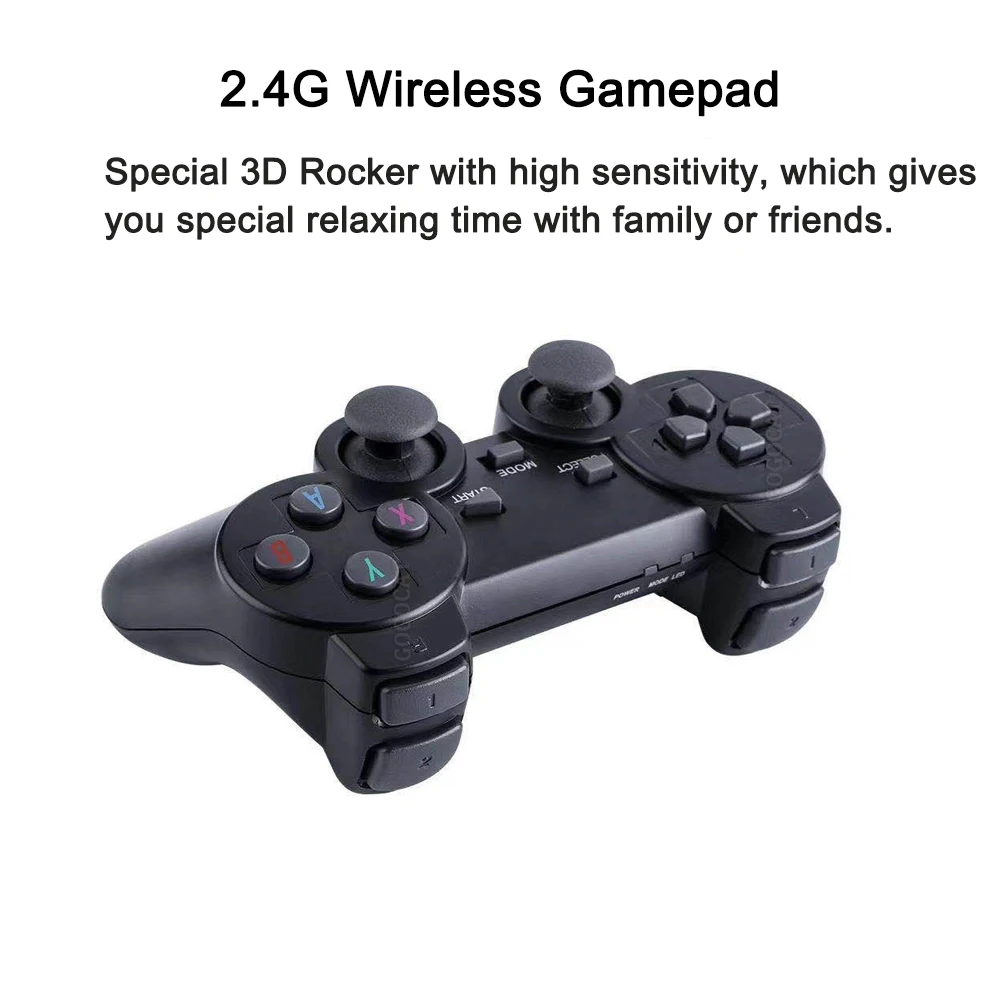 BLANC - Mini console de jeu vidéo HD, Game Stick, manette sans fil, 4K ...