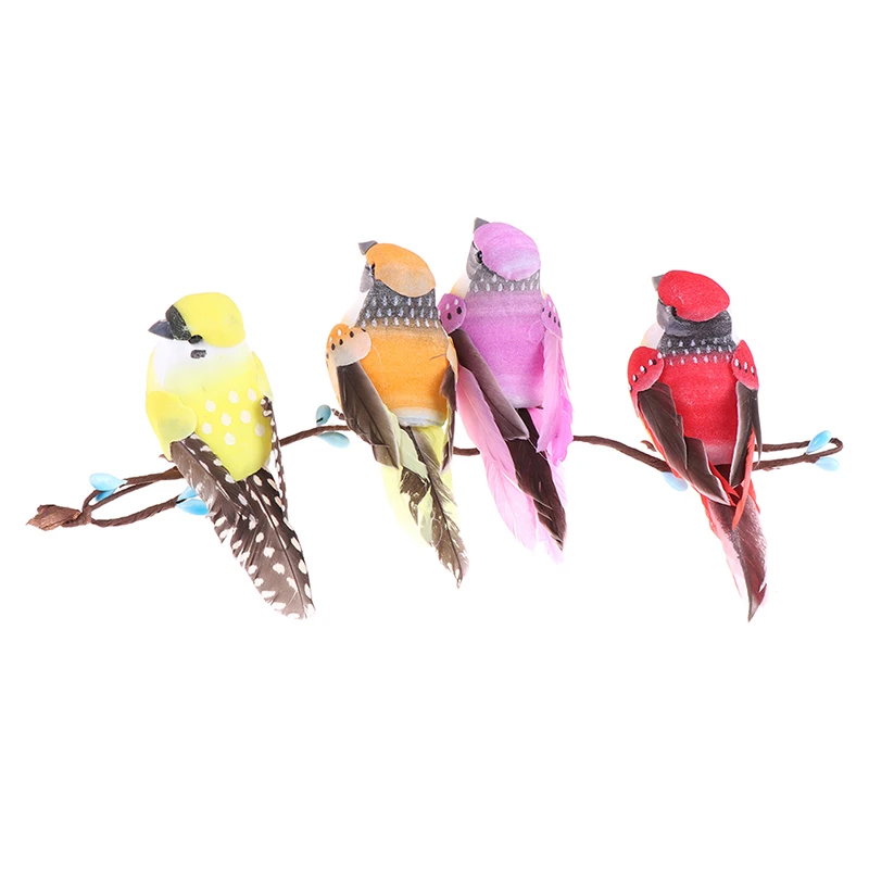 1Pc-Artificial-Birds-Fake-Animal-Simulation-Foam-Feather-Birds-Models ...