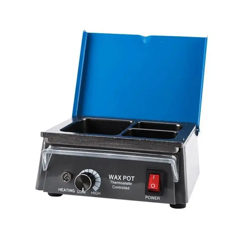 Dental-Digital-Waxing-Pot-Carving-Warmer-3-Tri-Slot-Paraffin-Wax-Melter-Heater-Dipping-Dental ...
