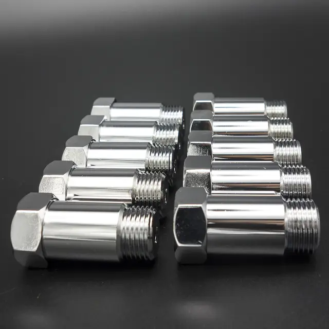 10pcs O2 Sensor Spacer Adapter – M18x1.5 CEL Eliminator (45mm Straight ...