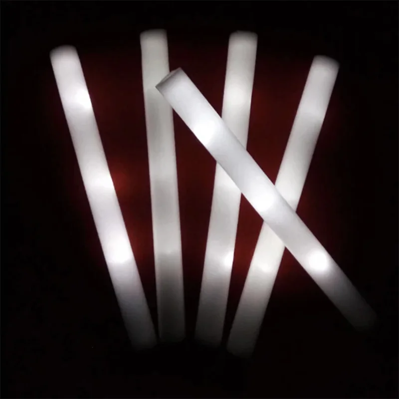 Groß Bunte LED Glow Sticks – RGB LED Leuchten Schaum Stick – Perfekt ...