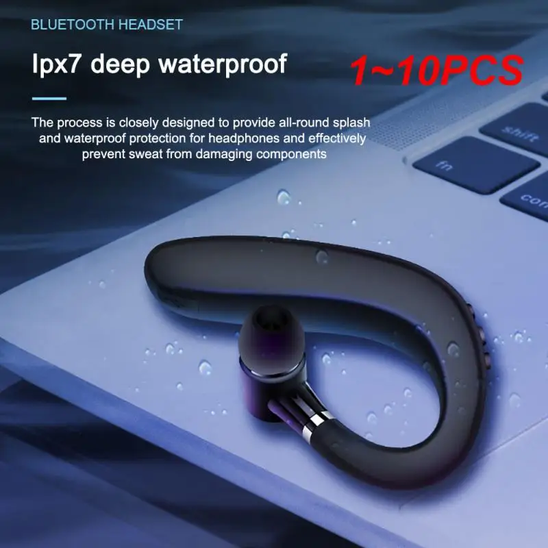 1-10PCS-Single-Ear-Wireless-bluetooth-compatible-Headphones-In-ear-Call ...