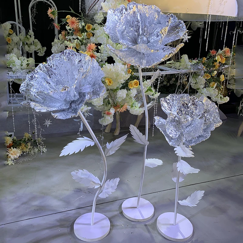 Stage Decoration With Paper Flowers