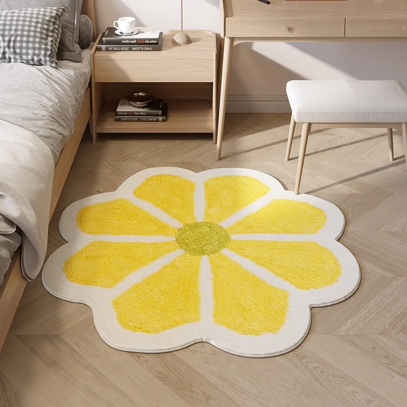 Art-Cute-Rugs-for-Bedroom-Flowers-Simple-Gaming-Room-Carpet-Large-Area ...