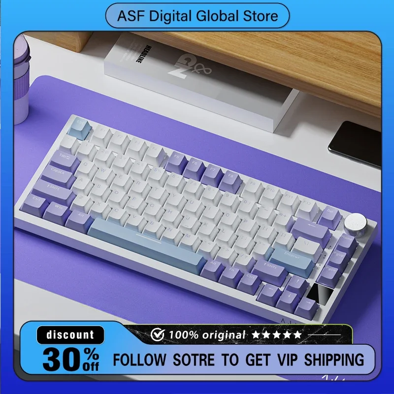 AJAZZ-AK820-Pro-Wireless-Keyboard-Three-Mode-Bluetooth-Mechanical ...