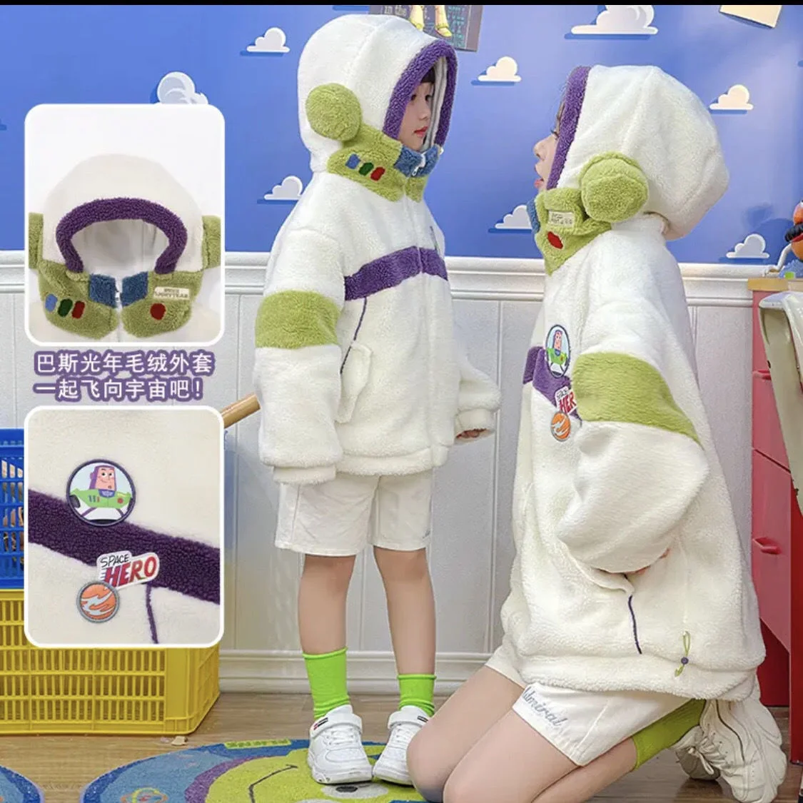 Disney-Buzz-Lightyear-Thickened-Hoodie-Men-Women-Autumn-Winter-Casual ...