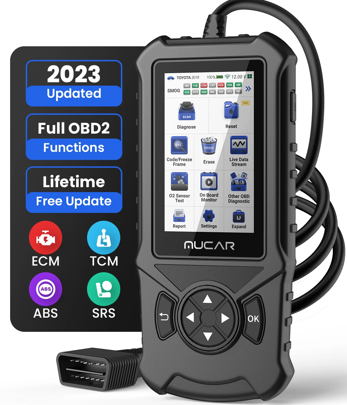 MUCAR-CDE900-OBD2-Scanner-Tool-for-ABS-SRS-ECM-TCM-System-with-All-Obd2 ...