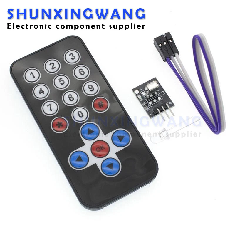 1set Infrared IR Wireless Remote Control Module Kits DIY Kit HX1838 For ...