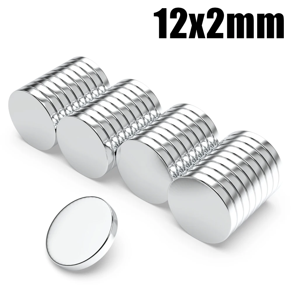 5-10-20-50-100-200-500Pcs12x2-Super-Strong-Magnet-12mm-X-2mm-Round ...