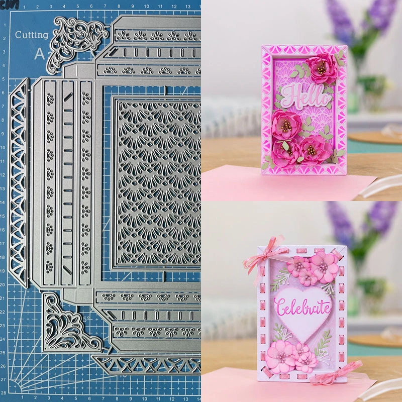 Lucky Goddess Metal Cutting Dies Shadow Box #1 Diy Scrapbooking Photo ...