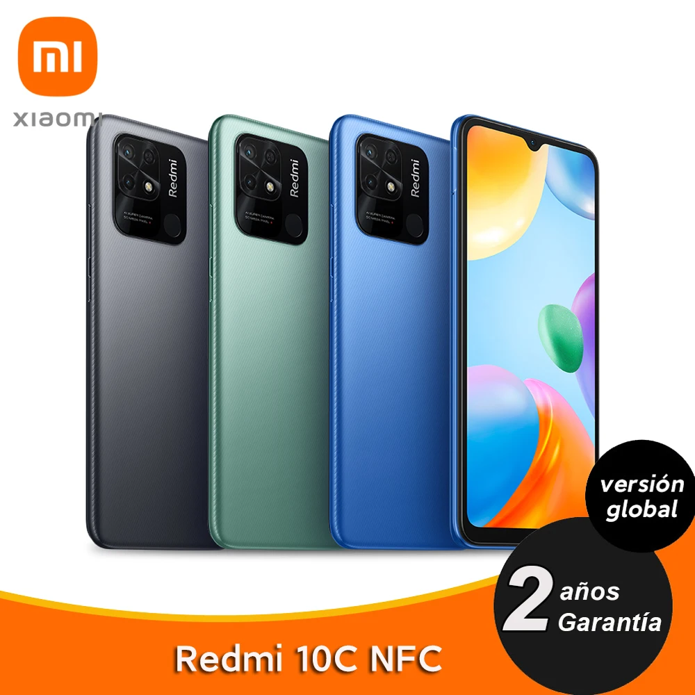 Xiaomi Redmi 10C Smartphone 64GB/128GB, Snapdragon 680, Pantalla de 6,71 pulgadas, Cámara de ...