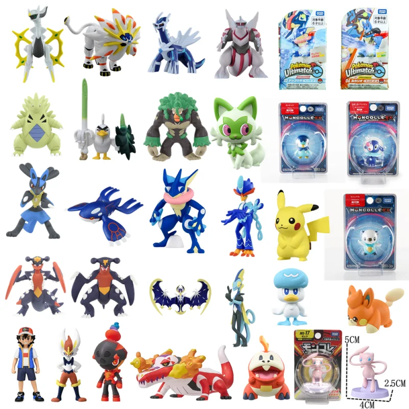 Mini-Pokemon-Action-Figures-Lucario-PVC-Model-Toys-Sprigatito-Inteleon ...