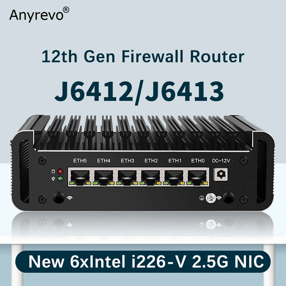 12th-Gen-Firewall-Router-Elkhart-Lake-Celeron-J6412-6xIntel-i226-V ...