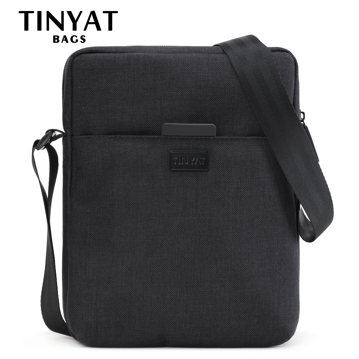 TINYAT Business Shoulder Bag For Men Work Canvas Husband Crossbody Bags ...