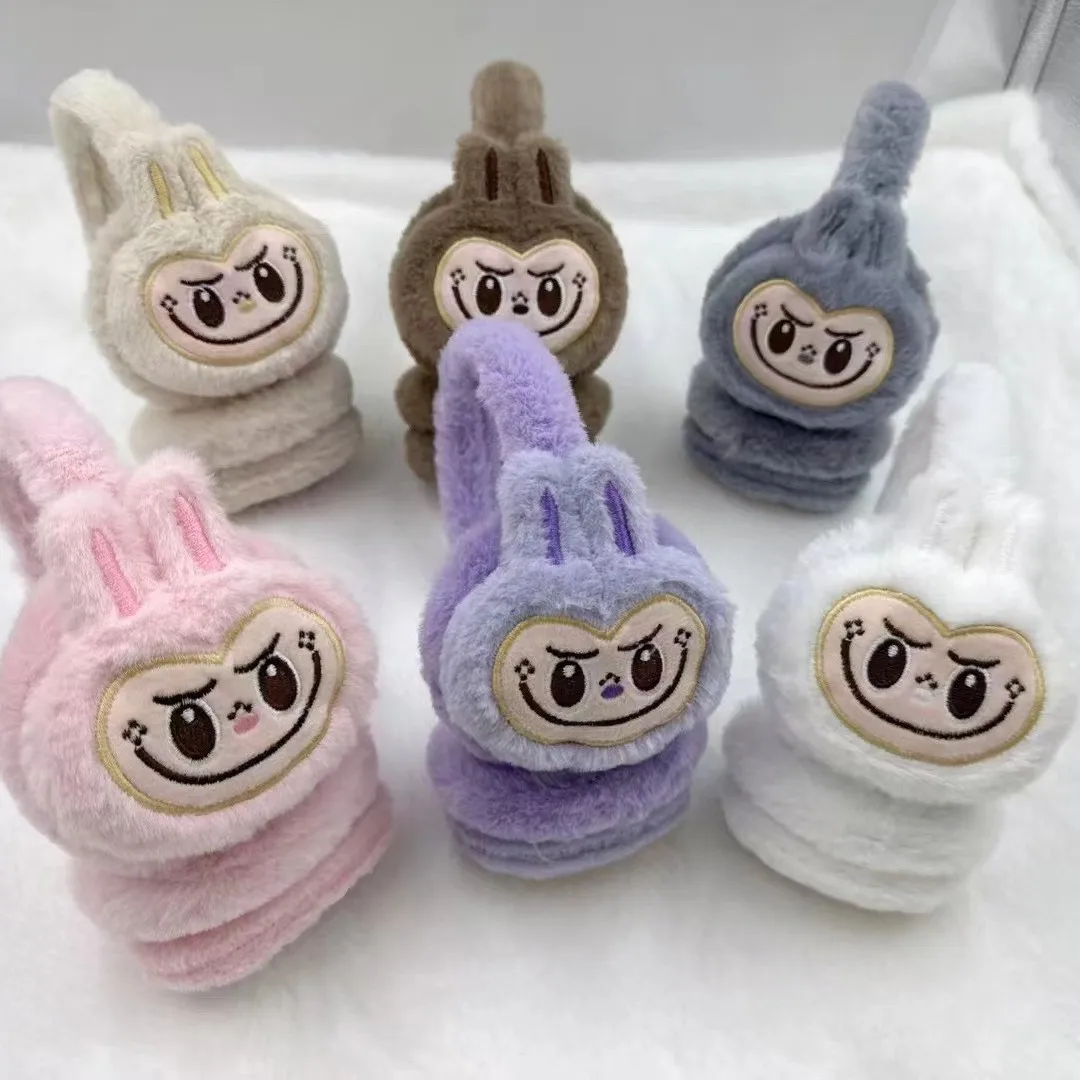 Labubu-Rabbit-Plush-Earmuffs-Cute-Girls-Warm-Ear-Muffs-Retractable ...