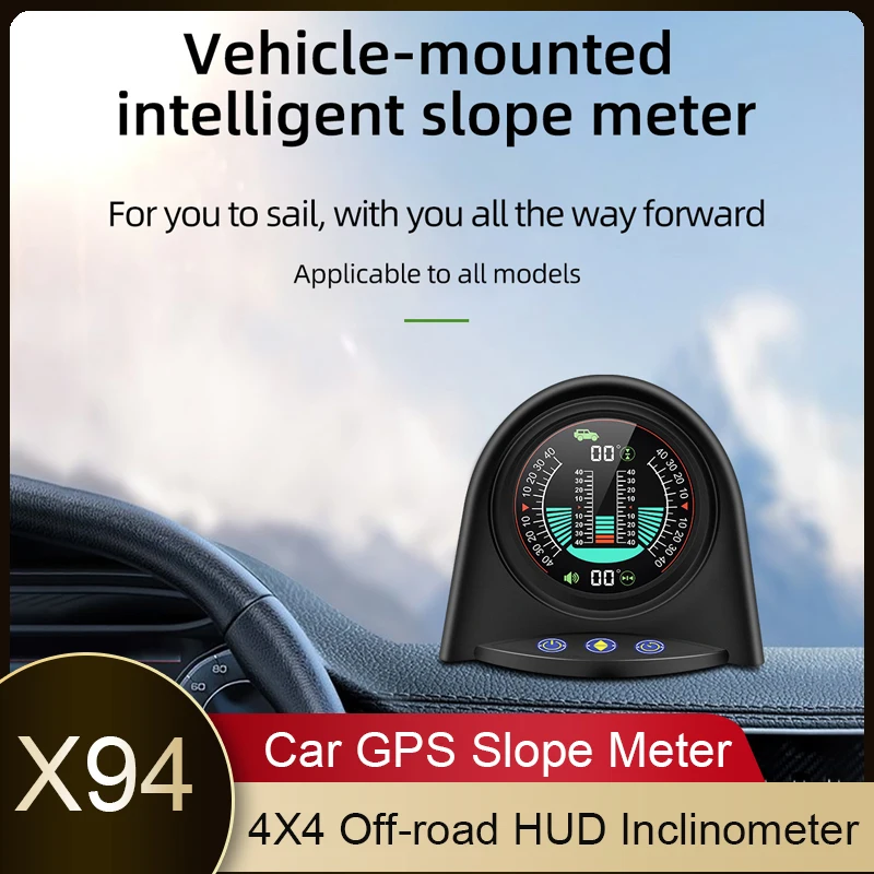 X94-Car-HUD-Digital-Inclinometer-LCD-Smart-Slope-Meter-GPS-4X4-Off-Road ...