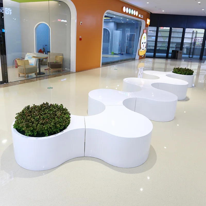 Creative fiberglass shopping mall leisure chairs cinema waiting chairs ...