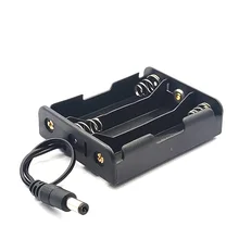 18650 배터리 홀더 18650 배터리 박스 18650 배터리 케이스, DC 5.5x2.1mm 전원 플러그 시리즈 연결, 2 ...