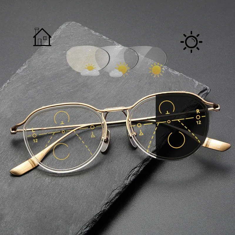 Photochromic-Progressive-Reading-Glasses-Titanium-Eyebrow-Transparent ...