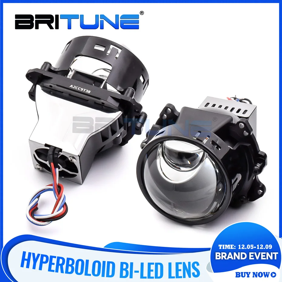 Bi Led Lenses For Headlights Hyperboloid Retrofit Projector Car Lens 3 ...