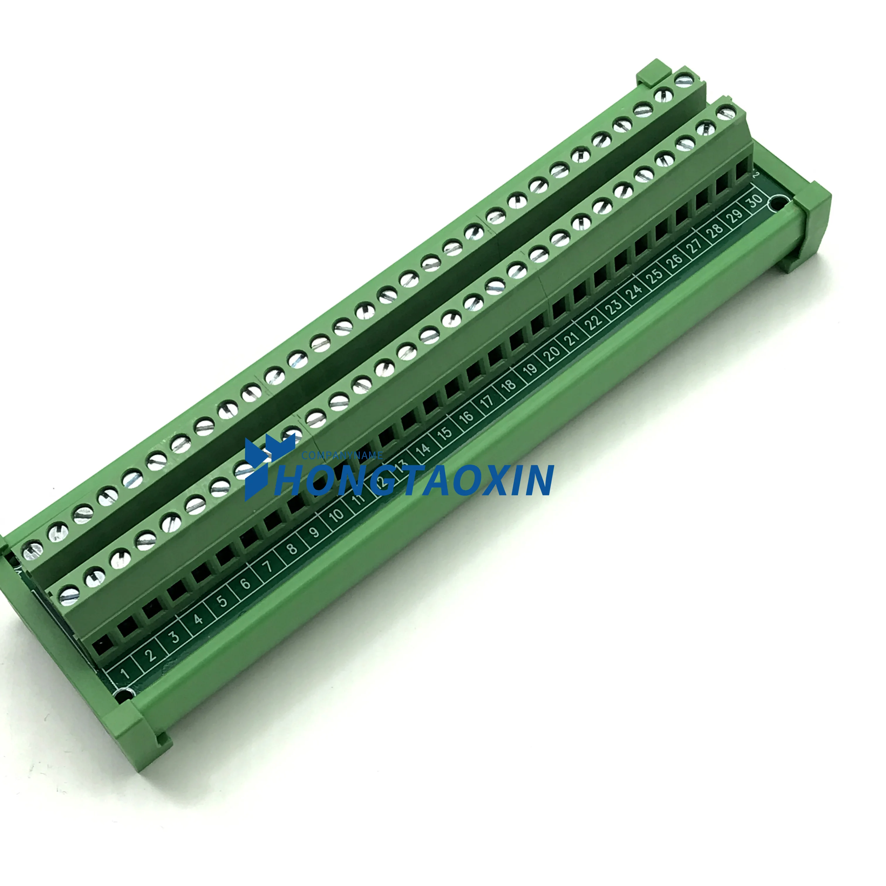 DIN-Rail-Mount-30-Position-24A-400V-Screw-Terminal-Block-Distribution ...