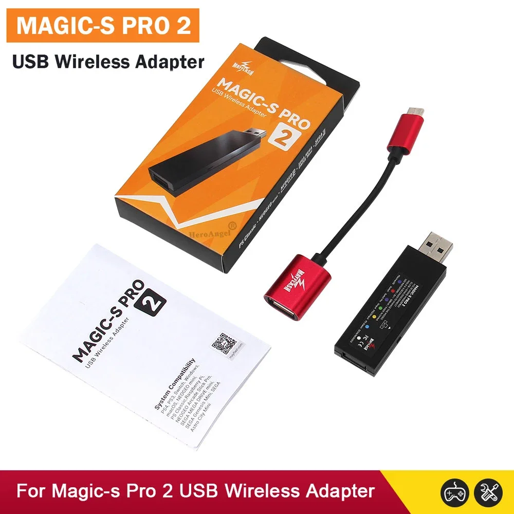 Mayflash-magic-s-pro-2-adaptador-sem-fio-para-ps4-ps3-xbox-s-rie-x ...