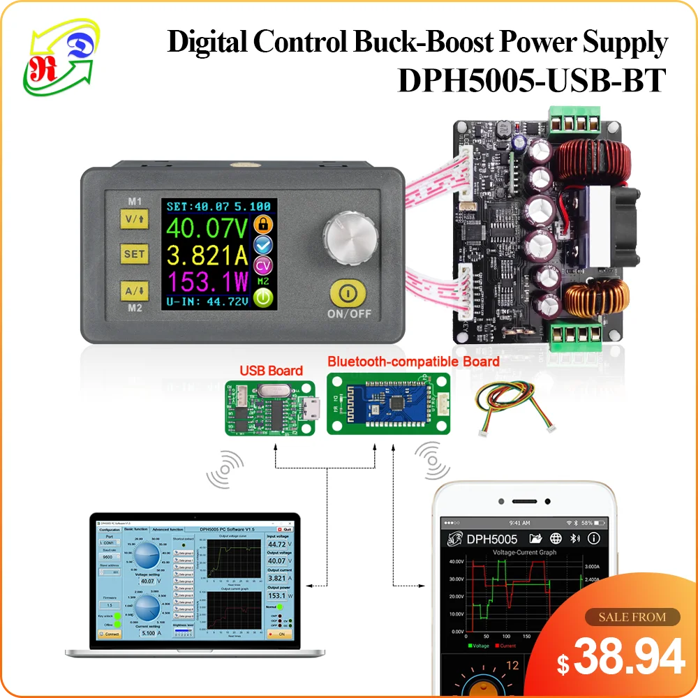 Rd Dph5005 Buck-boost Converter Constant Voltage Current Programmable Digital Control Power ...