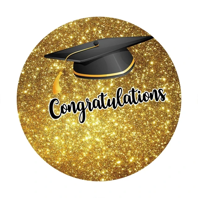 Celebrate Graduation Party Round Background Class Of 2023, 53% OFF