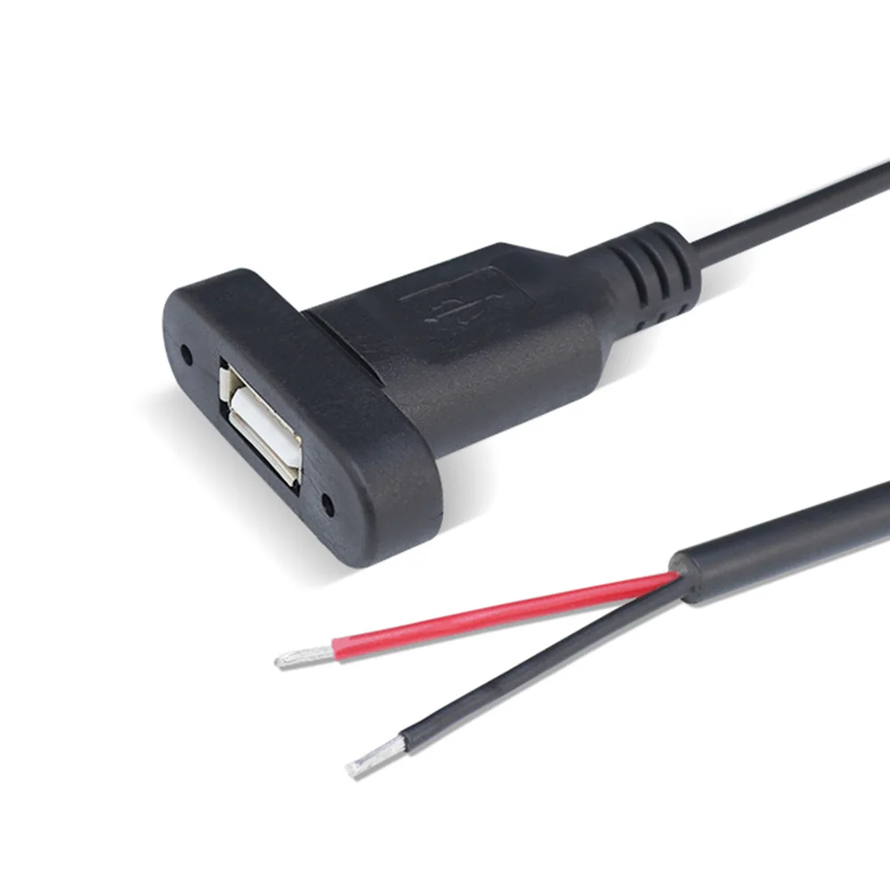 1PC-Hot-Sale-USB-Type-A-Power-Port-Female-Jacks-Connector-DIY-Charging ...