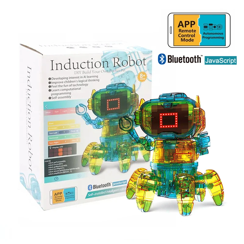 Diy Remote Control Robots Toys App Bluetooth Assembly Programable Rc ...