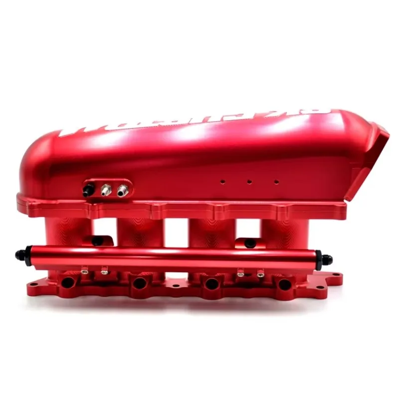 SK CUSTOM Billet Aluminum Red Intake Manifold for EVO 4G63 Engine ...