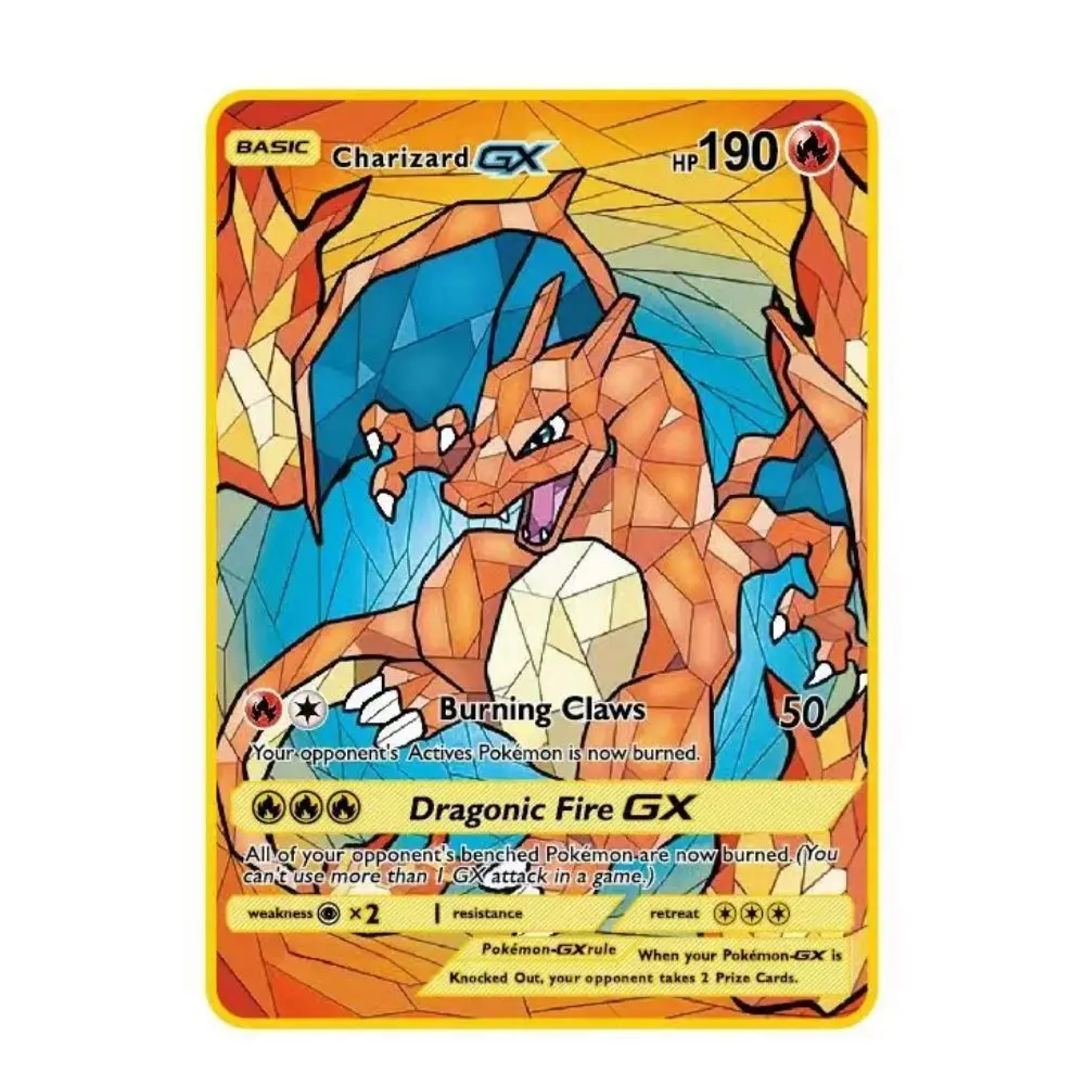 10000HP Arceus Vmax DIY Golden Cards in English Iron Metal Pokmo ...