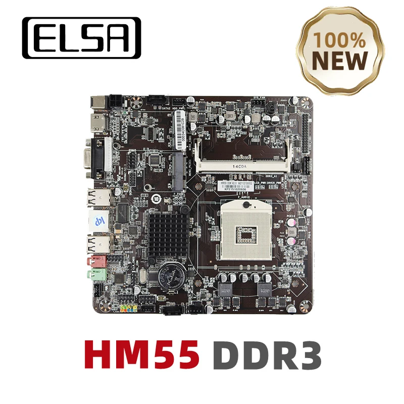ELSA-HM55-Mini-ITX-Motherboard-PGA-989-DDR3-Support-Core-i3-i5-i7 ...