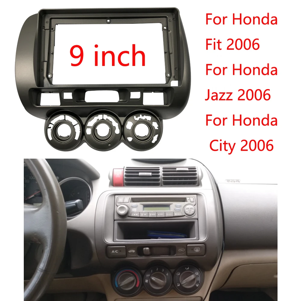 Car-9-inch-2-Din-Stereo-o-Fascia-o-DVD-Panel-Bezel-Frame-Installation ...